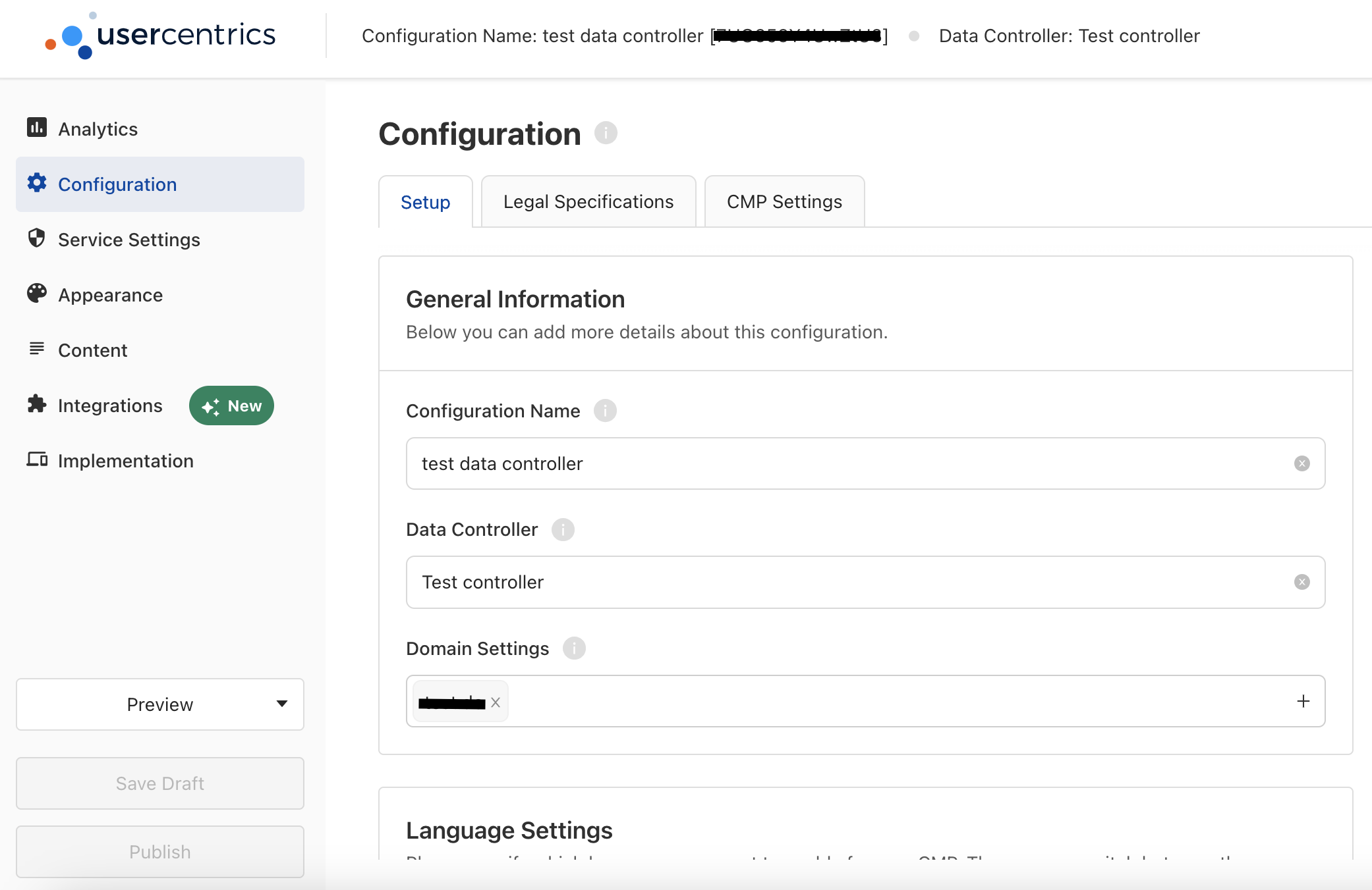 Usercentrics CMP Version 2 – Usercentrics Support - EN